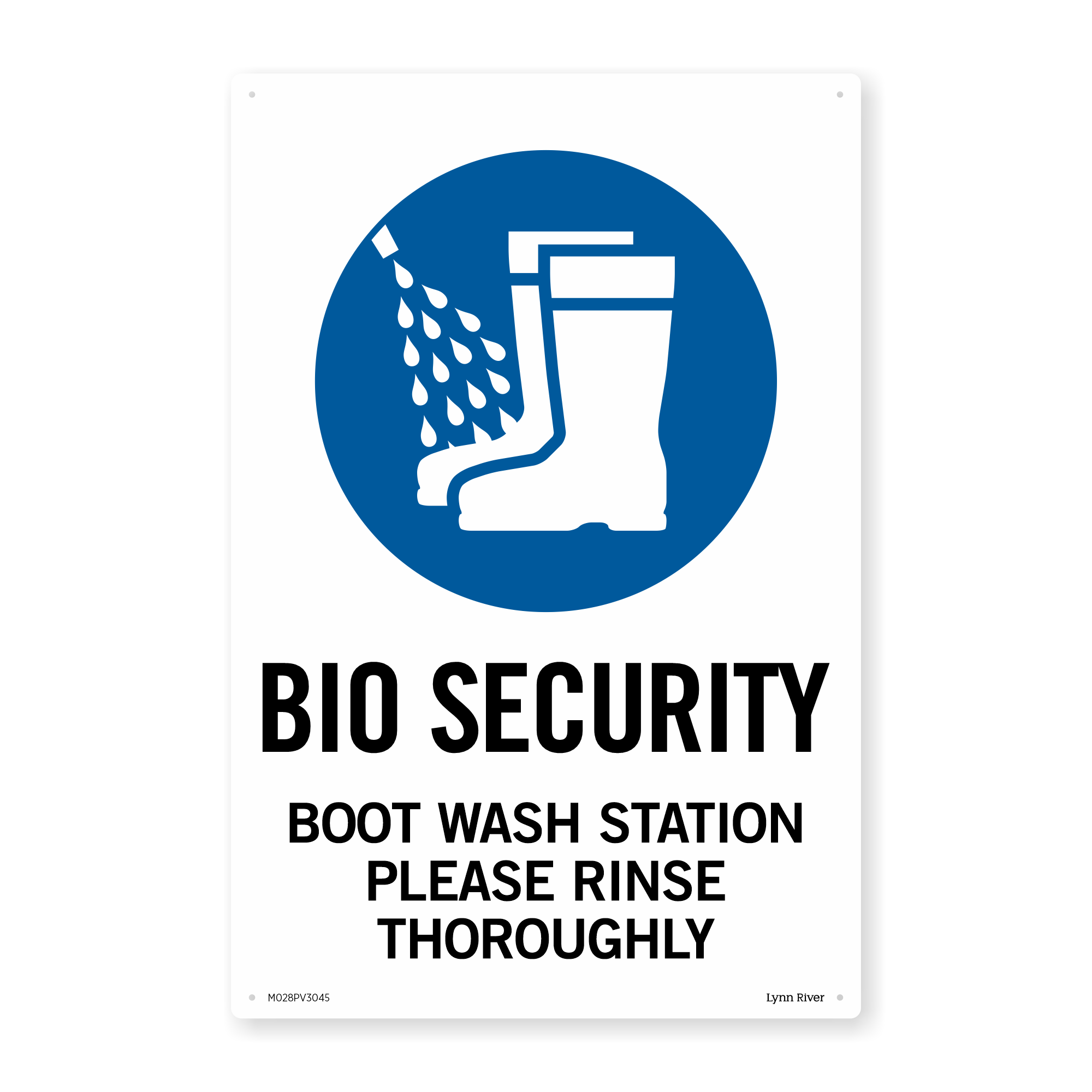 Bio Security Boot Wash Station