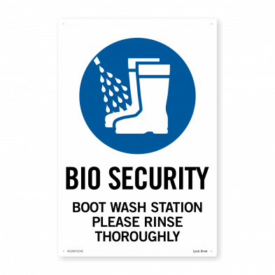 Bio Security Boot Wash Station