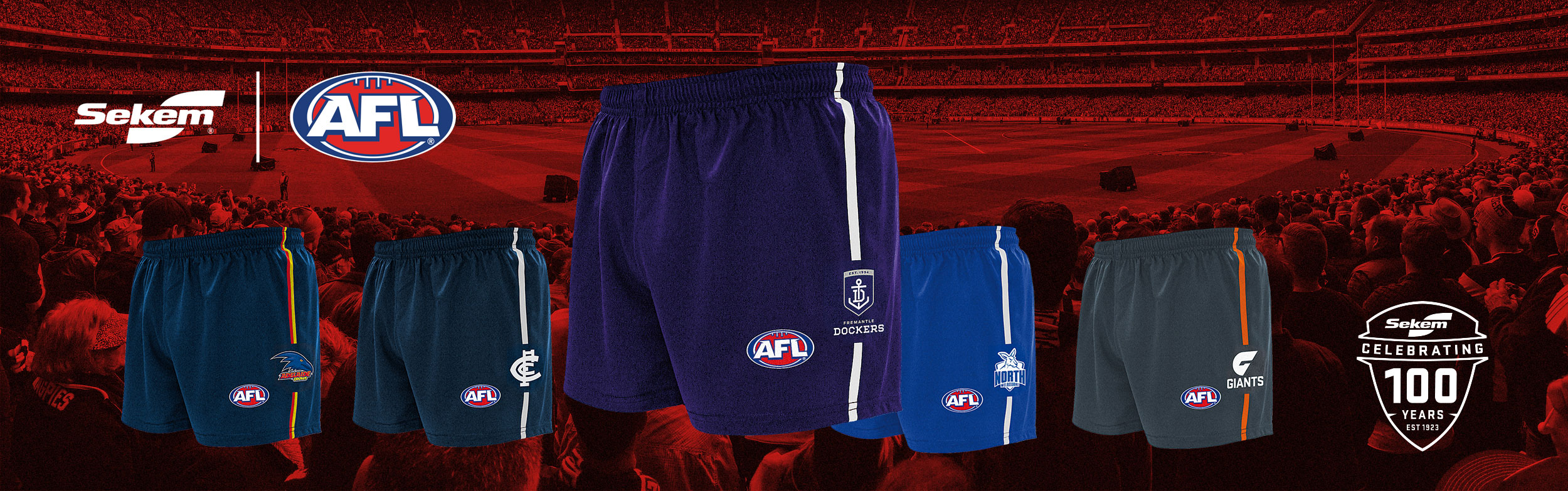 AFL Club Footy Shorts | Kookaburra Football | Kookaburra